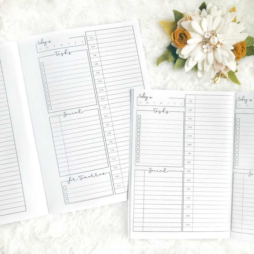 Lights Planner Action Planner Inserts | Daily Socialite | Printed