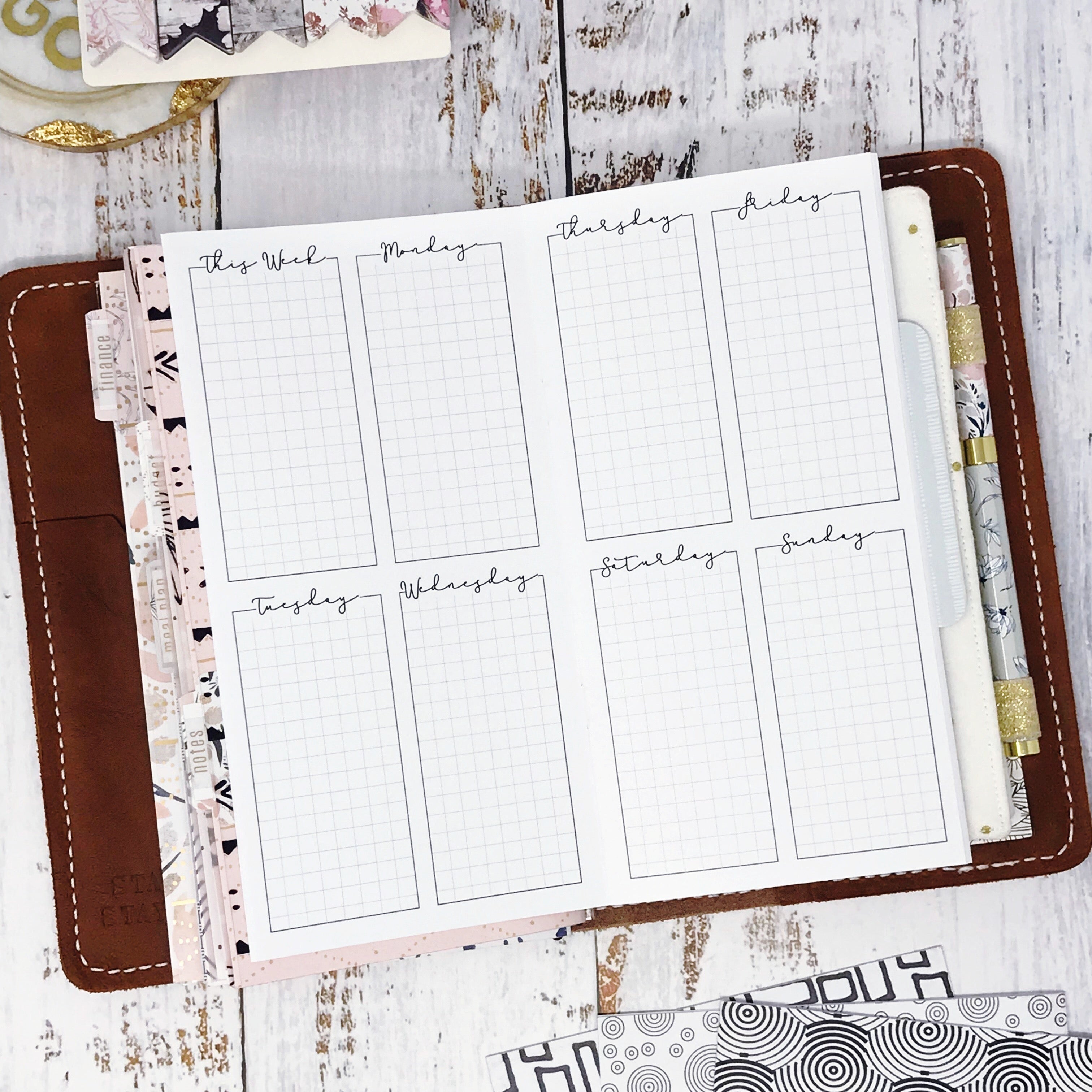 The Morgan | Lights Planner Action | Planner Inserts