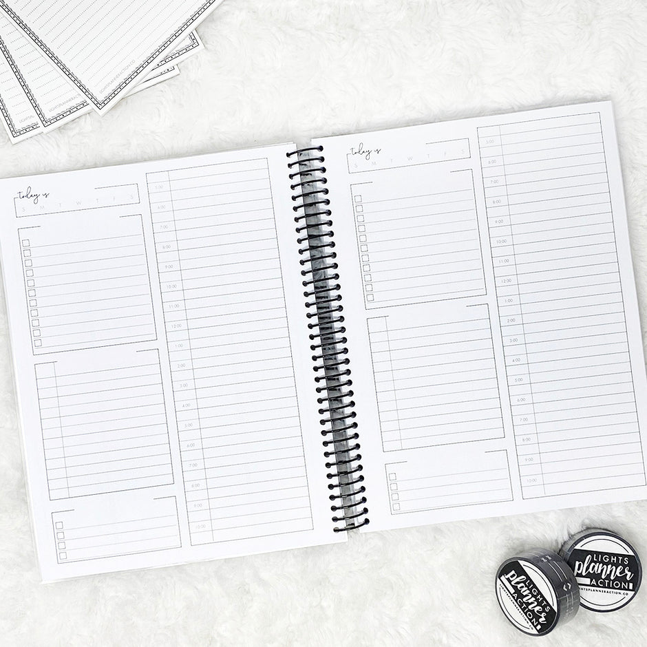 Designer Coil Planners | Premium Spiral Bound | LPA – Lights Planner Action