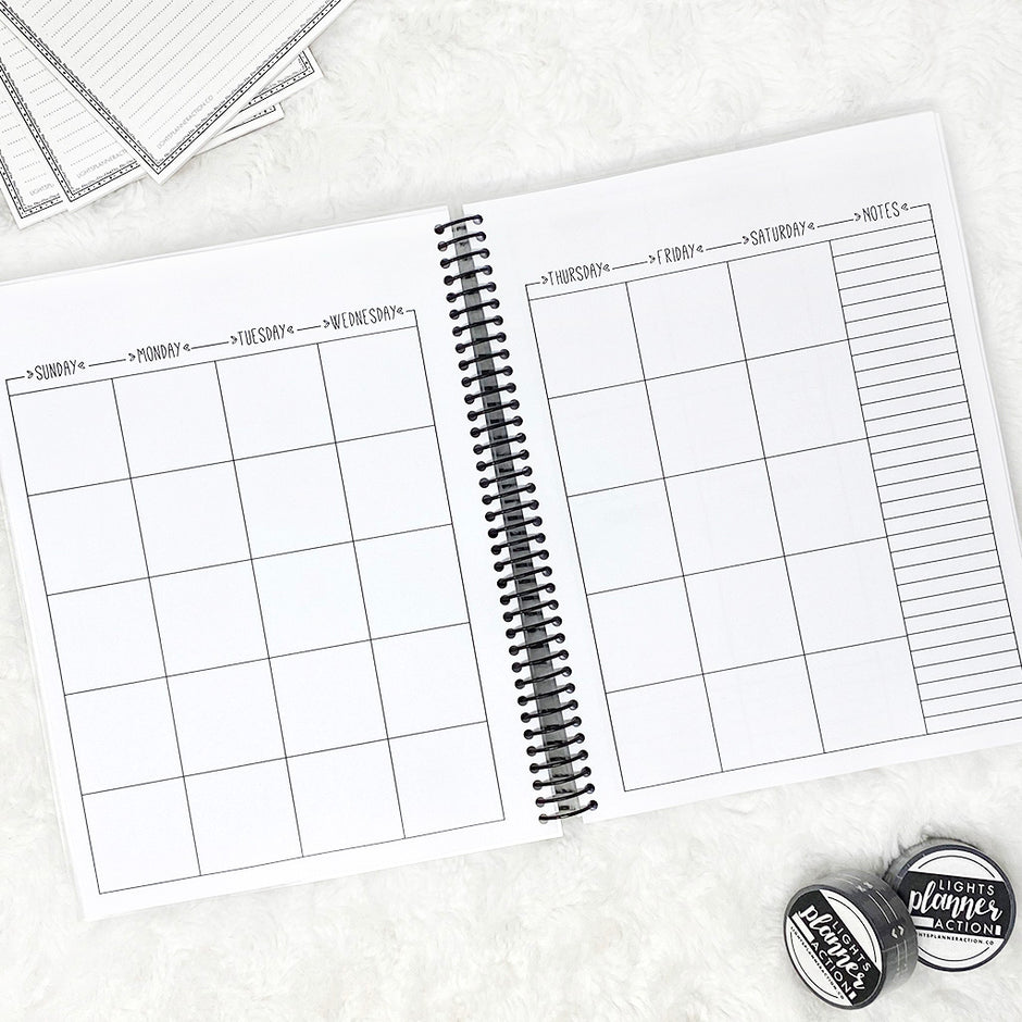 Designer Coil Planners | Premium Spiral Bound | LPA – Lights Planner Action